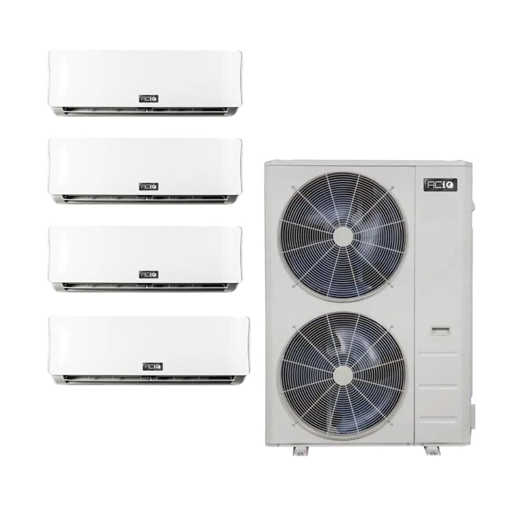 ACiQ 55k BTU Standard 4 Zone Wall Mount Mini Split System R454B ...