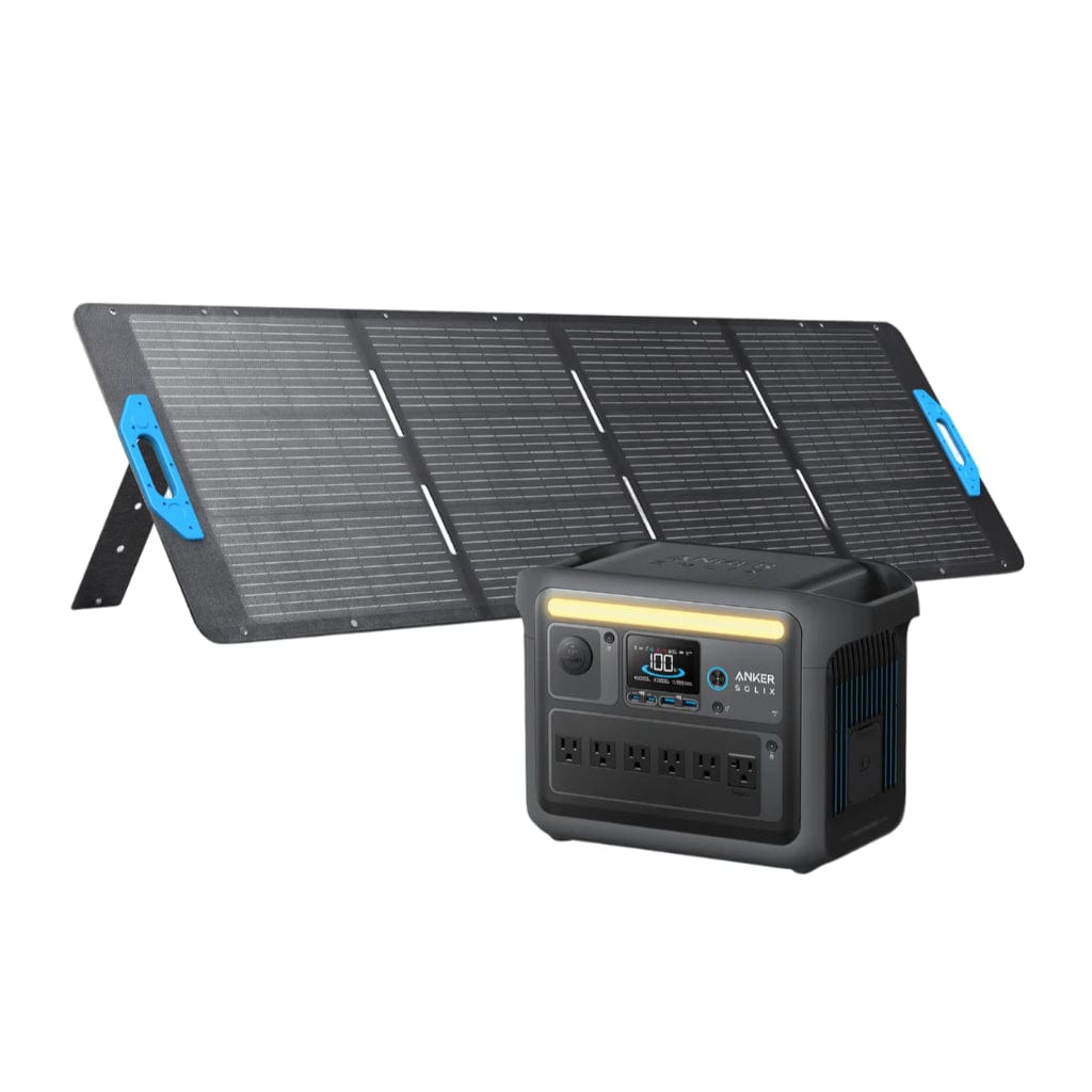Anker SOLIX C1000X 1800W LiFePO4 Portable Power Station Custom Bundle ...