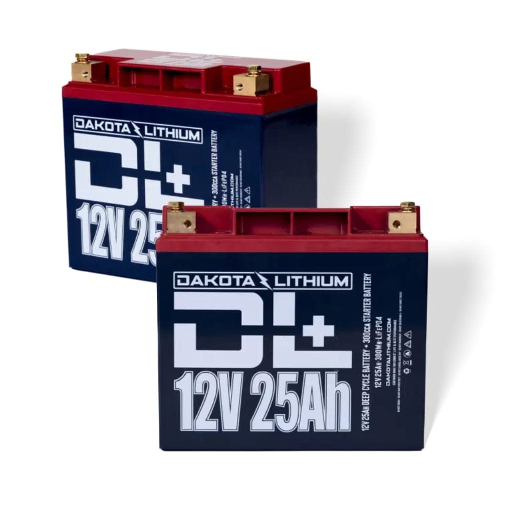 Dakota Lithium DL+ 12V 50Ah LiFePO4 Battery Twin Pack | 600Wh ...