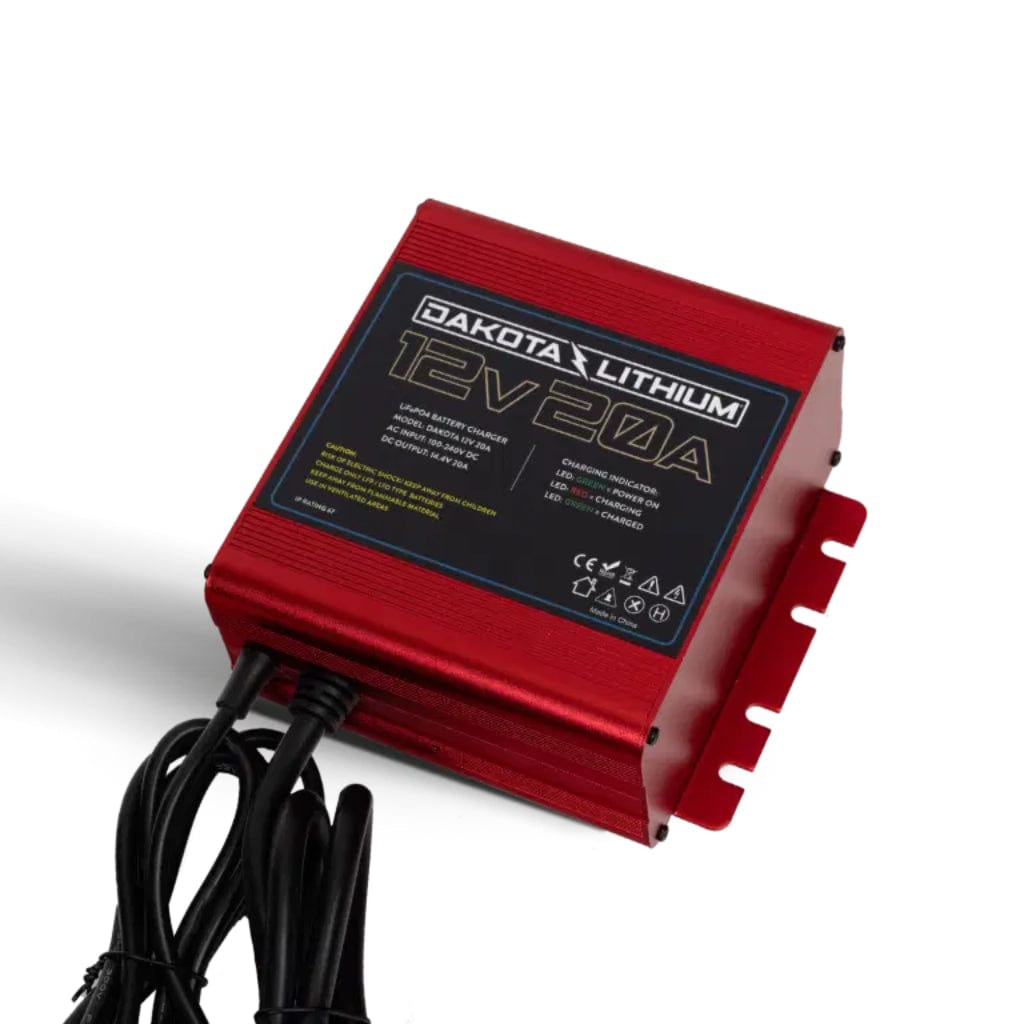 Dakota Lithium 12V 20A / 50A LiFePO4 Onboard Battery Charger | IP67 ...